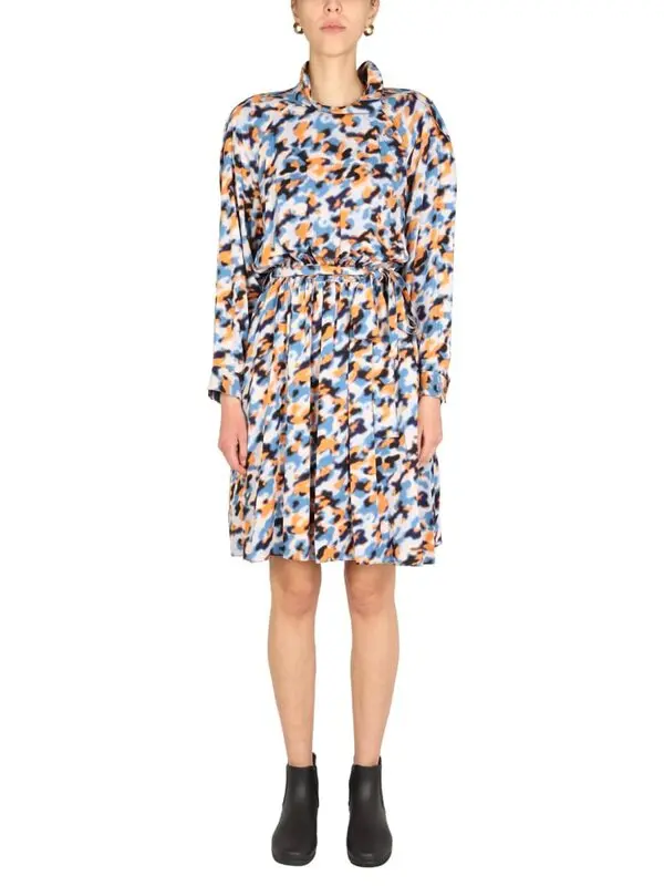 Kenzo Blurred Flowers Dress