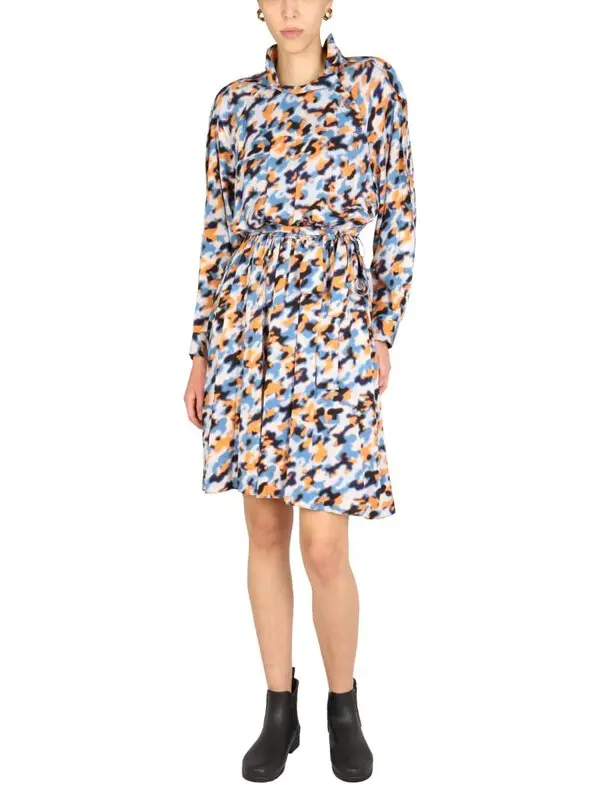 Kenzo Blurred Flowers Dress