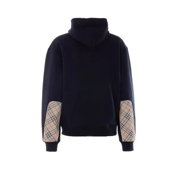 Burberry Reilly Hoodie With Check Patch