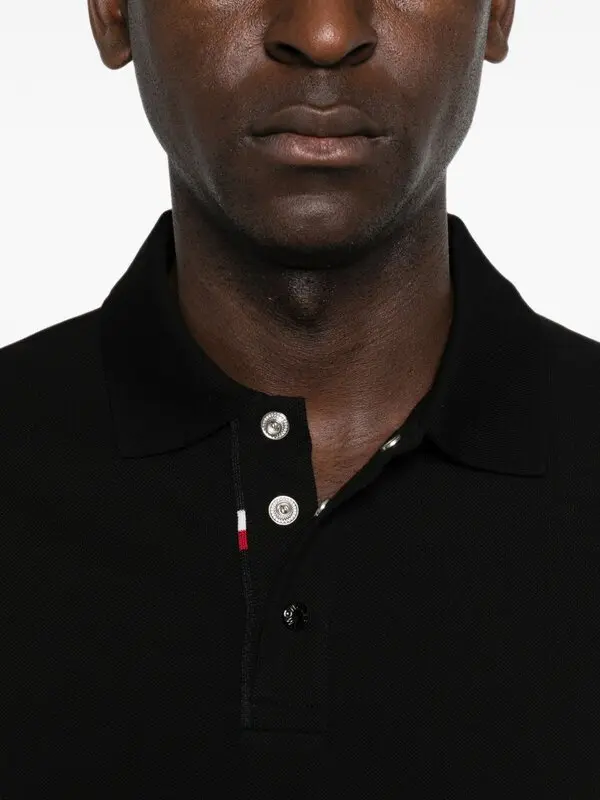 Moncler Logo Cotton Polo Shirt