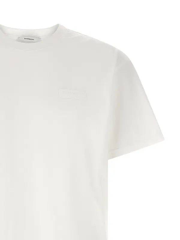 Givenchy Paris' Grosgrain T-shirt - White