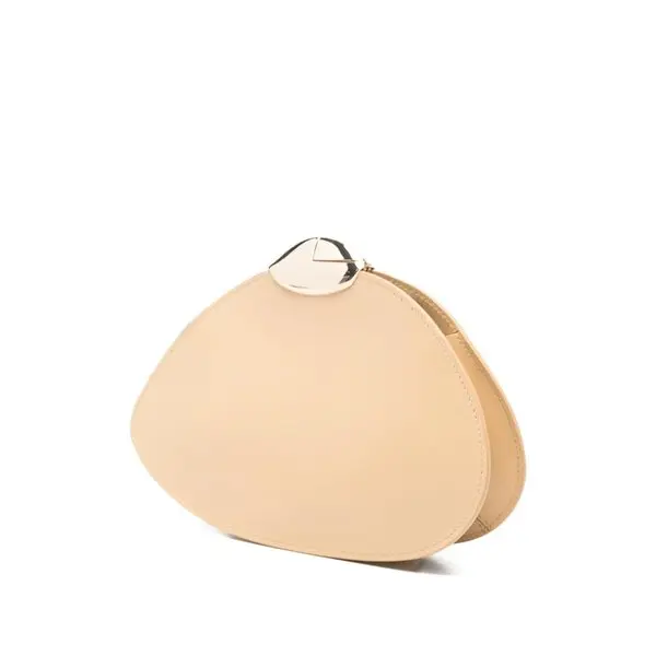 Benedetta Bruzziches Calf Leather Clutch Bag - Cream