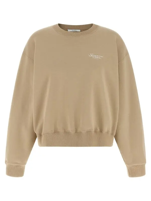 Givenchy Logo Stamp Sweatshirt - Cream