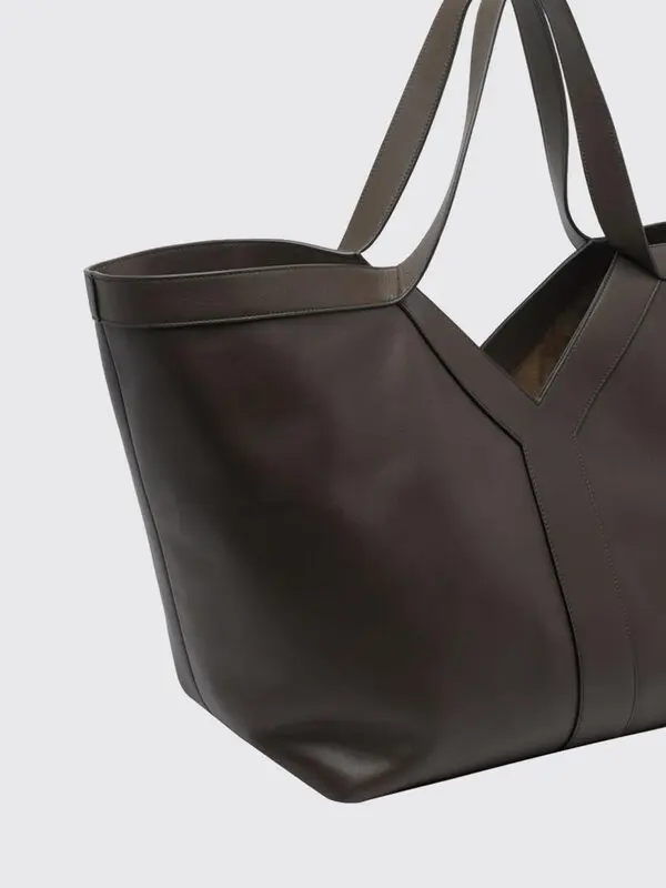 Saint Laurent Y Tote Leather Bag - Green