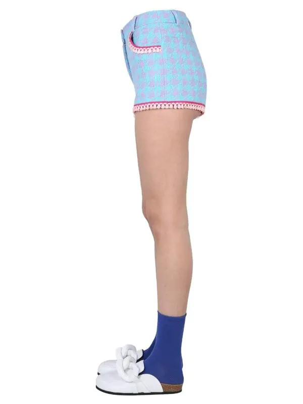 Moschino Houndstooth Shorts