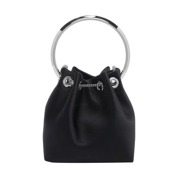JIMMY CHOO Bon Bon Bucket Bag - Black