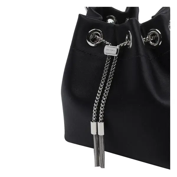 JIMMY CHOO Bon Bon Bucket Bag - Black