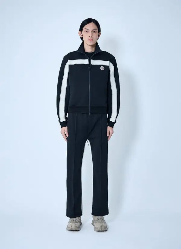 Moncler High-neck Zip Jacket - Black