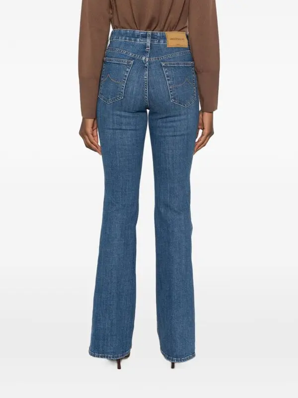 Jacob Cohen Flared Leg Denim Jeans