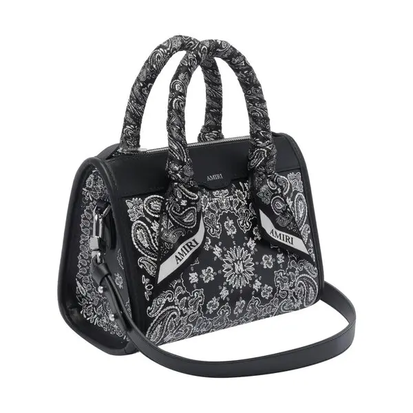 Amiri Micro Bandana Triangle Handbag - Black