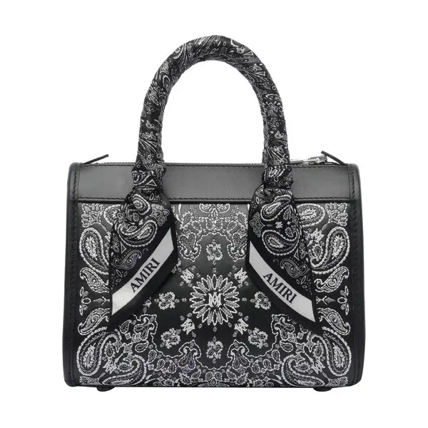 Amiri Micro Bandana Triangle Handbag - Black
