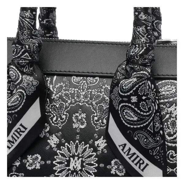 Amiri Micro Bandana Triangle Handbag - Black