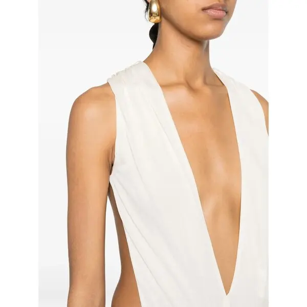 Saint Laurent Neutrals Tops Vests & Tank Tops