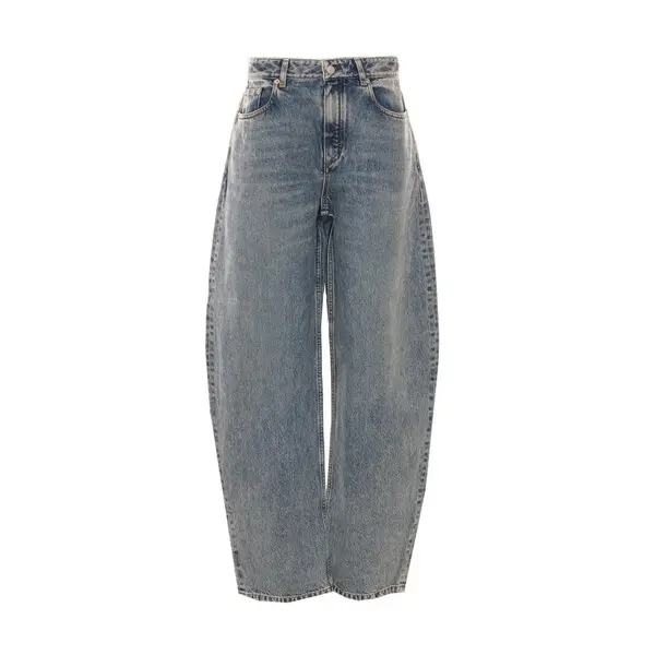 Alaïa Round Jeans - Blue