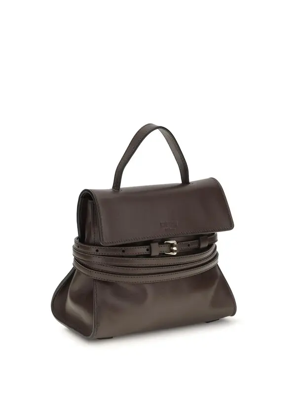 Moschino Tie Me Handbag - Brown
