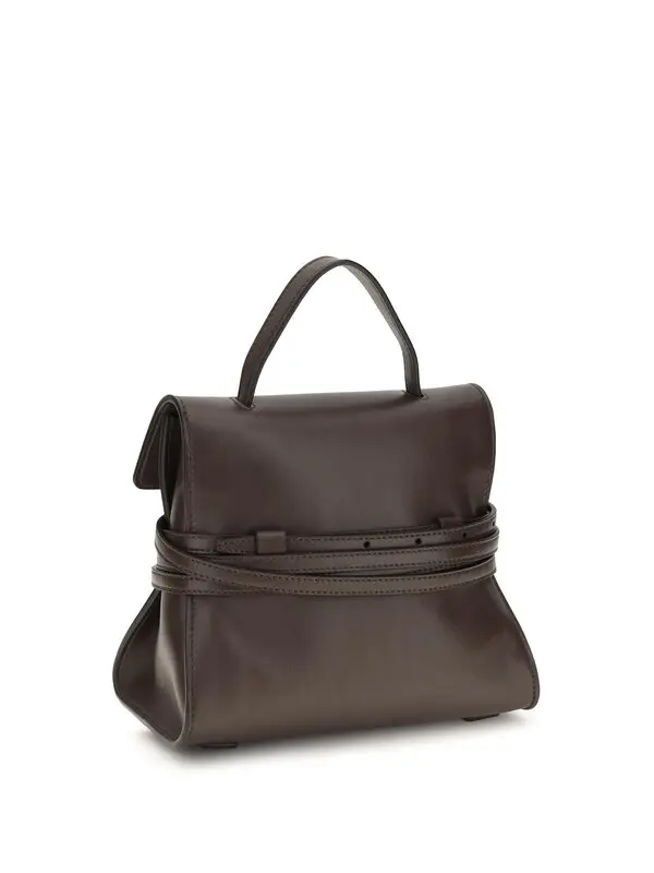 Moschino Tie Me Handbag - Brown