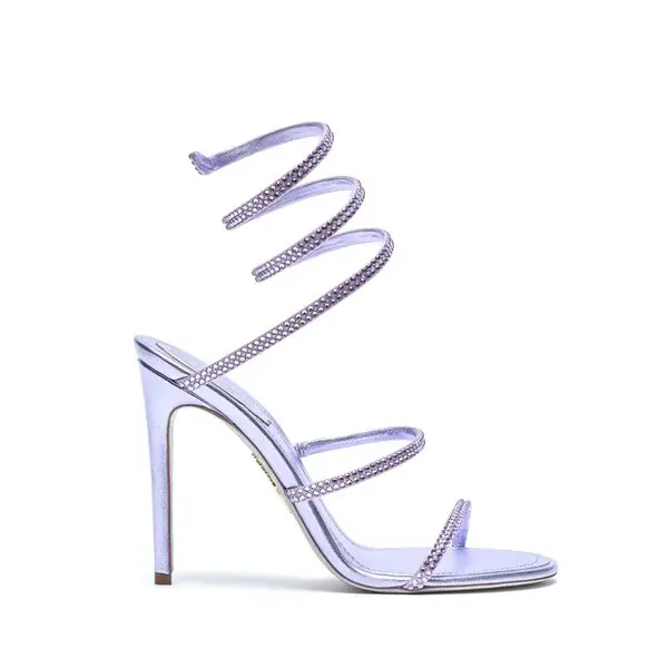 Rene Caovilla Cleo Pump Sandals - Purple
