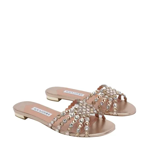 AQUAZZURA Tequila Flat Sandals