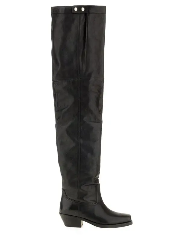 Isabel Marant Étoile Leather Over The Knee Boots