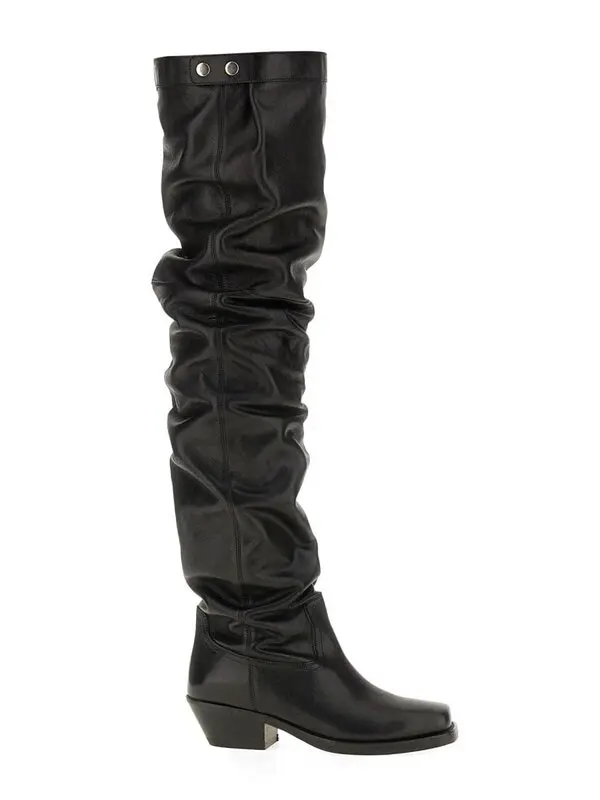 Isabel Marant Étoile Leather Over The Knee Boots