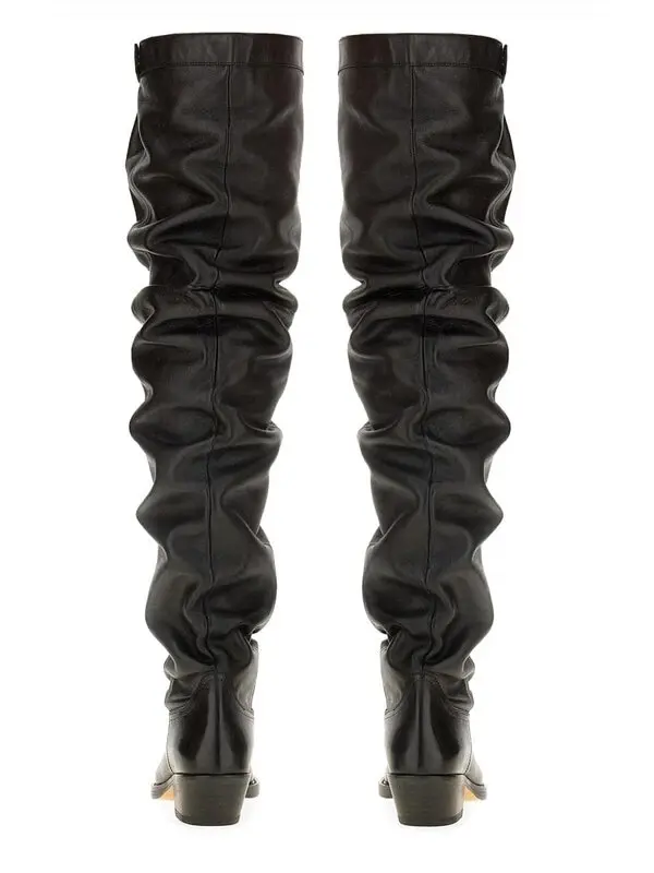 Isabel Marant Étoile Leather Over The Knee Boots