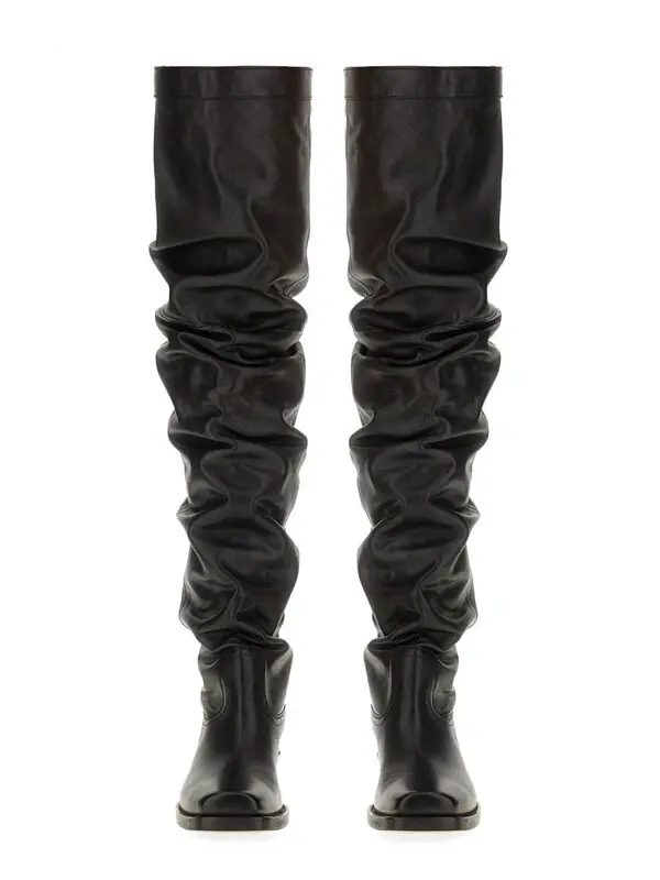 Isabel Marant Étoile Leather Over The Knee Boots