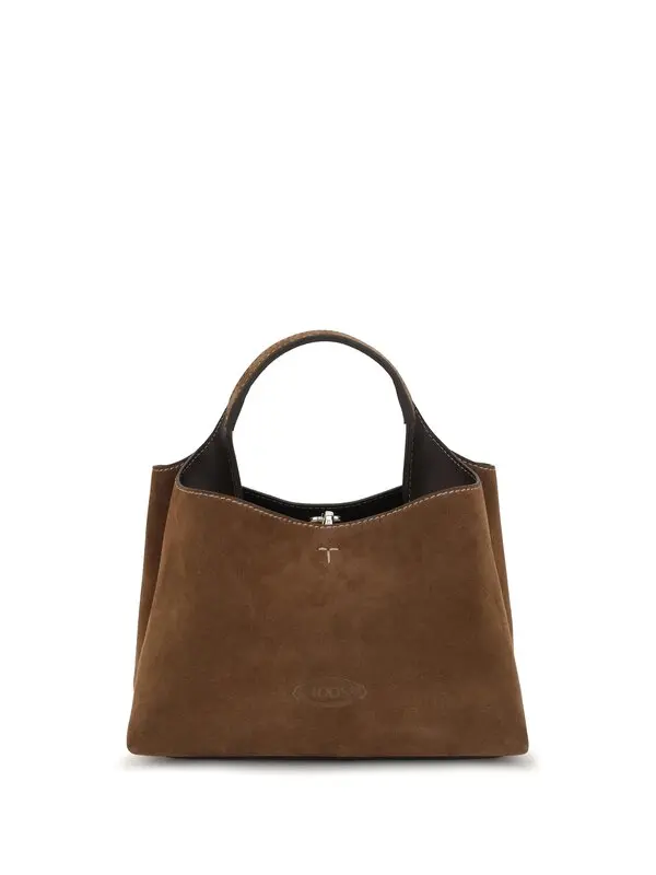TOD'S Suede Handbag - Brown