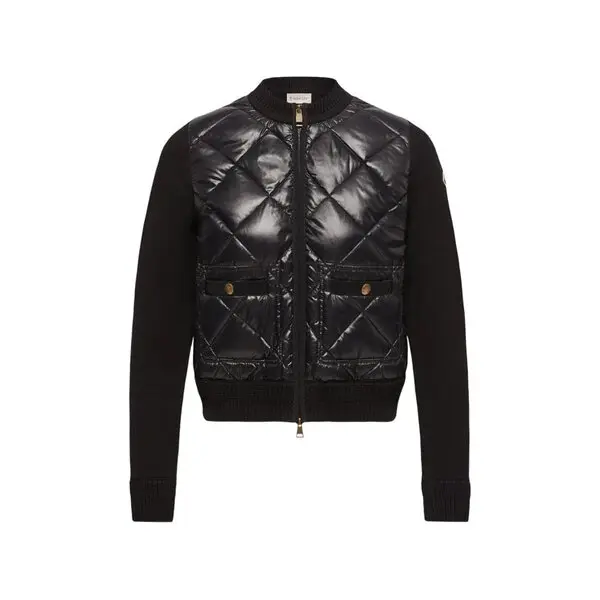 Moncler Jackets Bomber Jackets - Black