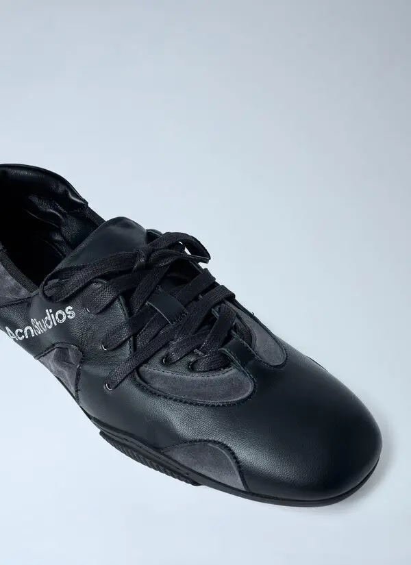 Acne Studios Leather Lace-up Sneakers