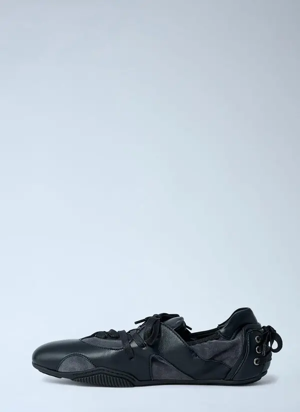 Acne Studios Leather Lace-up Sneakers