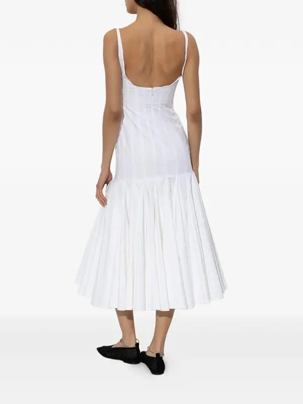 Jacquemus La Robe Agave In Cotton Poplin
