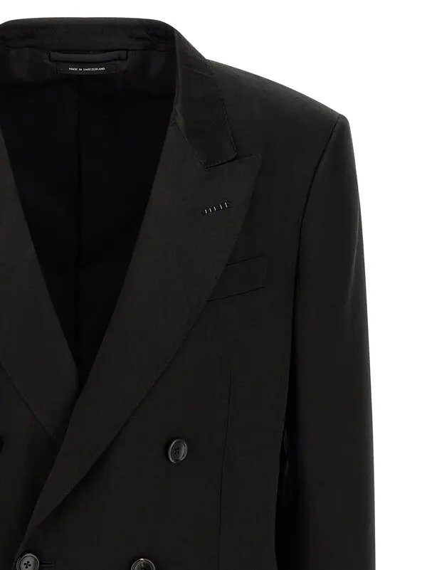 TOM FORD Tone-on-tone Polka Dot Blazer