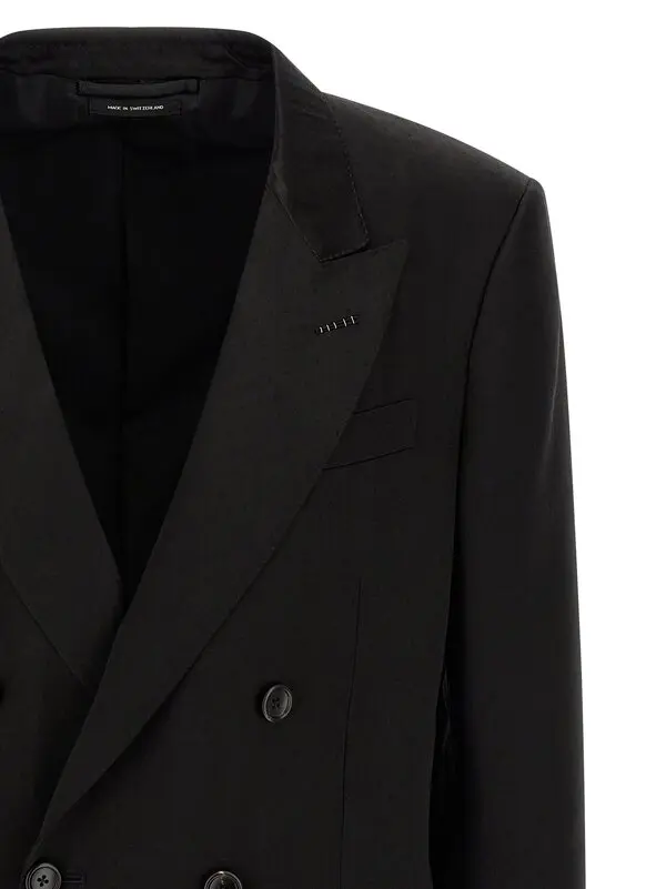 TOM FORD Tone-on-tone Polka Dot Blazer