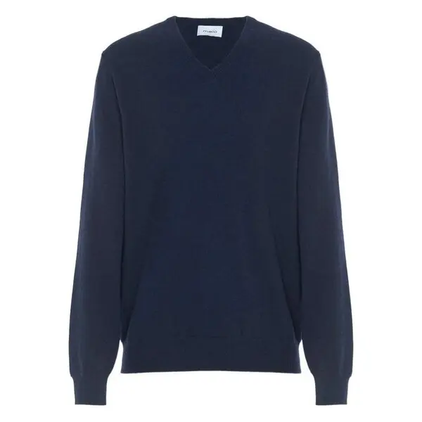 Malo V-neck Jumper - Blue