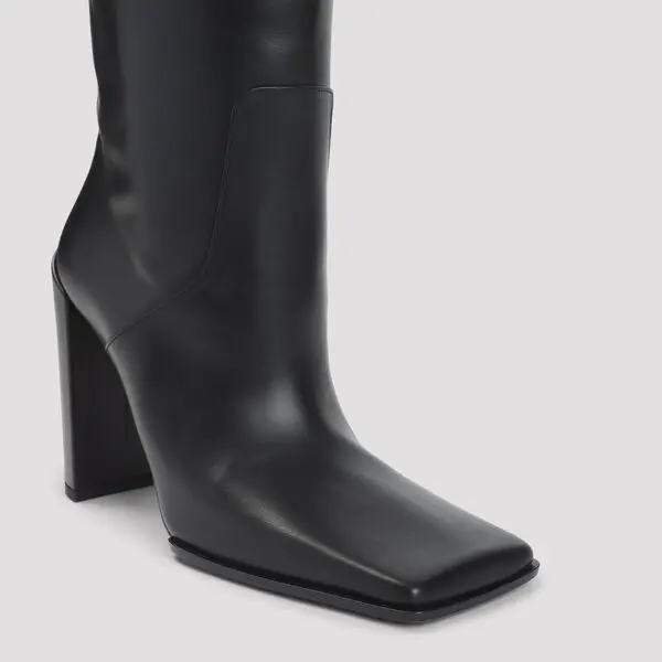 Alaïa 90 Calf Leather Knee High Boots