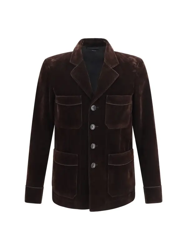 TOM FORD Cotton-blend Blazer
