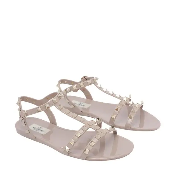 Valentino Garavani Rubber Rockstud Sandals