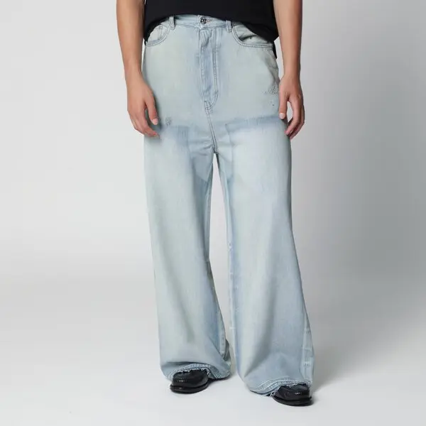 Amiri Light Washed Wide-leg Jeans