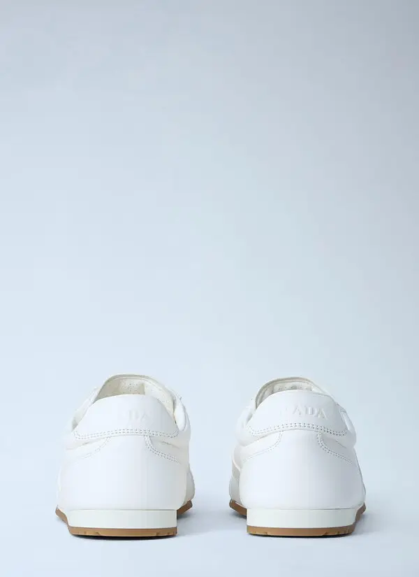 Prada Nappa Leather Sneakers - White