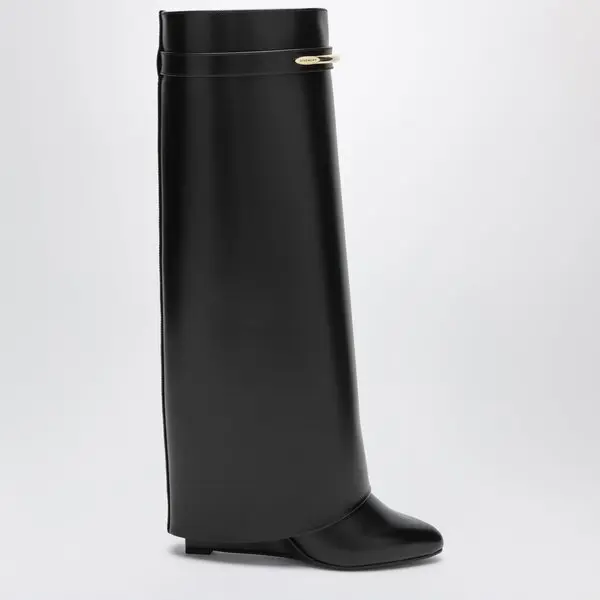 Givenchy Shark Pinch Boots In Leather - Black