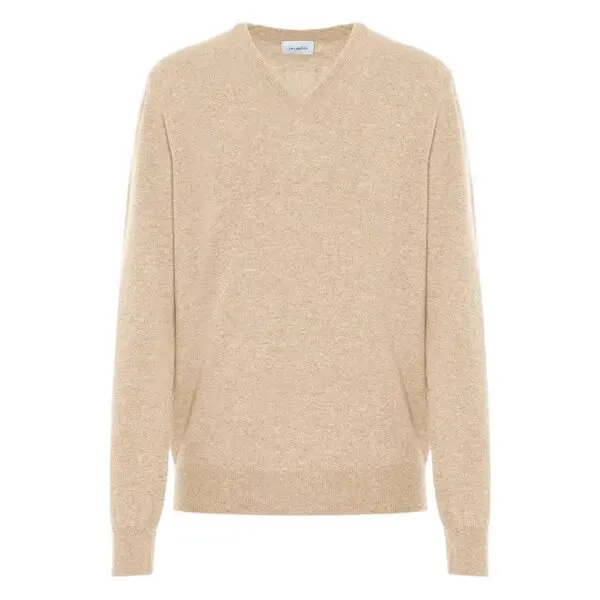 Malo V-neck Jumper - Cream