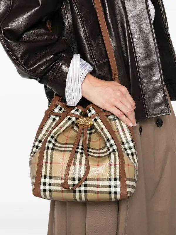 Burberry Small Drawstring Bucket Bag