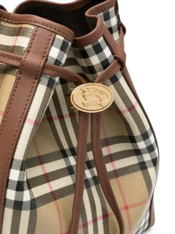 Burberry Small Drawstring Bucket Bag