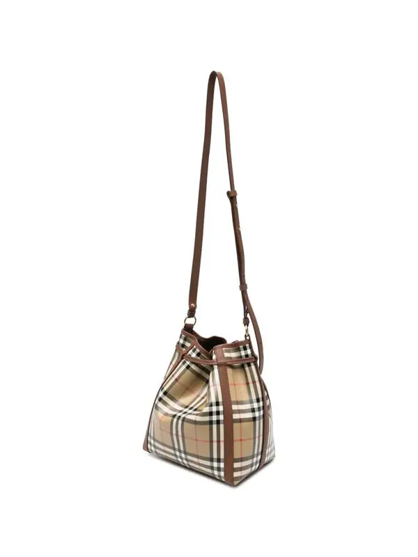 Burberry Drawstring Bucket Bag - Multicolor