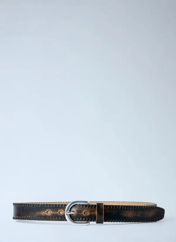 Our Legacy Friday Leather Belt - Brown