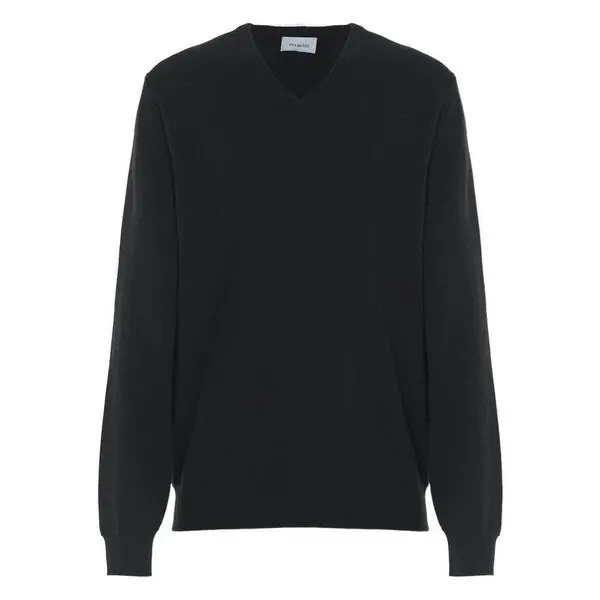 Malo V-neck Jumper - Black