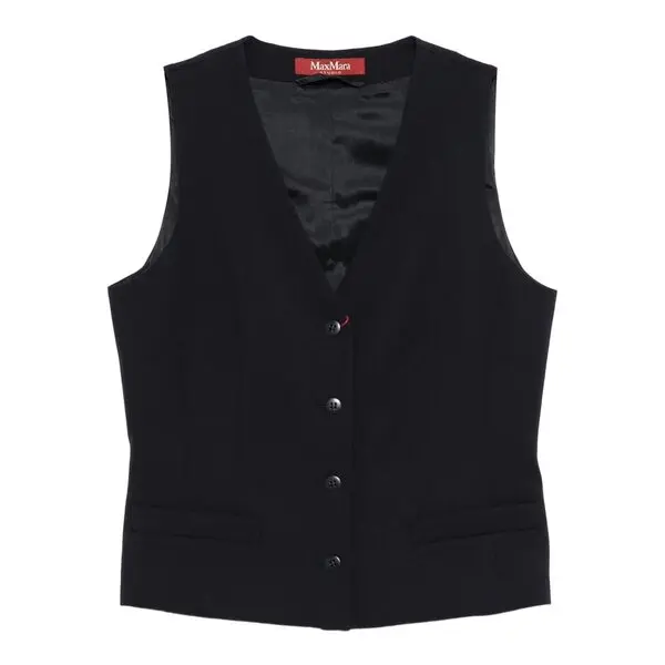Max Mara Jackets Waistcoat & Gilets - Blue