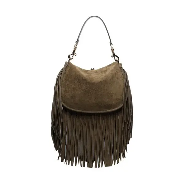 Etro Medium Suede Pony Shoulder Bag