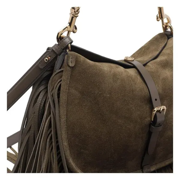 Etro Medium Suede Pony Shoulder Bag