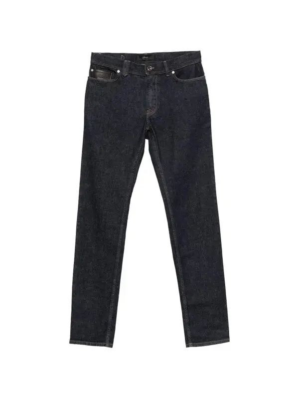 Brioni Cotton And Cashmere Denim Jeans - Multicolor
